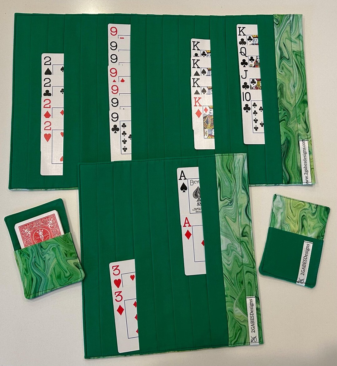 Card Organizer Mats for Samba/queens/canasta/triple Play Etc... Set of ...