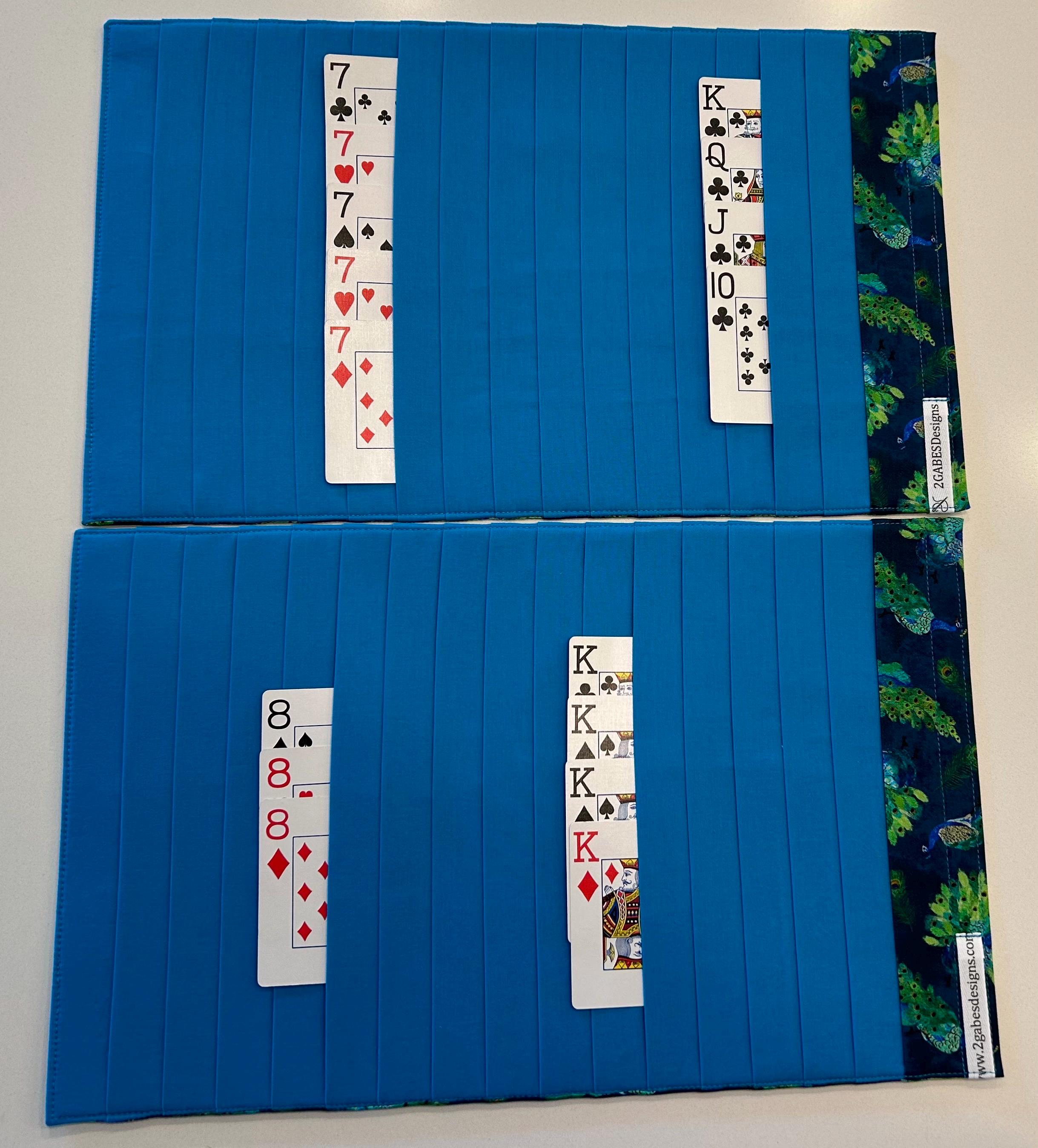 Card Organizer Mat for Samba/Canasta/Triple Play etc...- set of 2 for ...