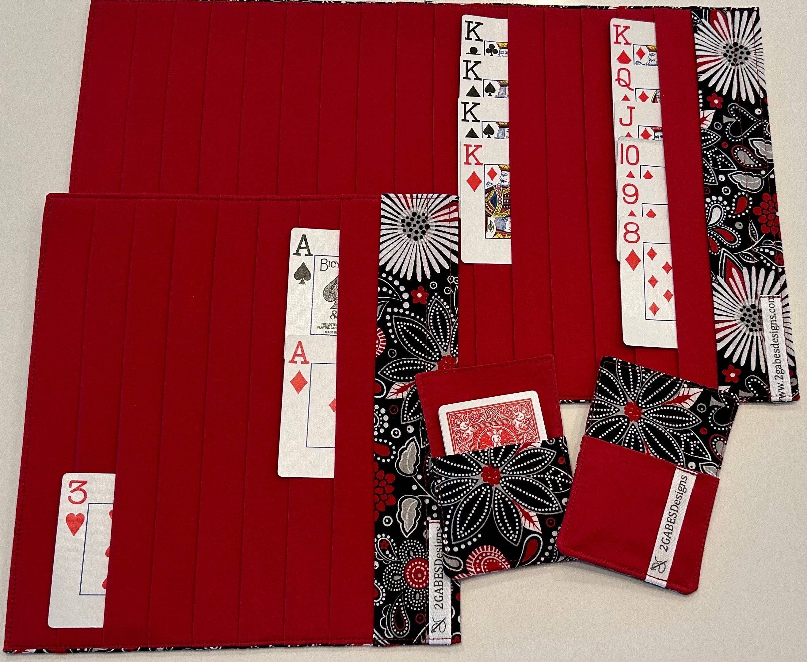 Card Organizer Mats for Samba/Queens/Canasta/Triple Play etc...- set of ...
