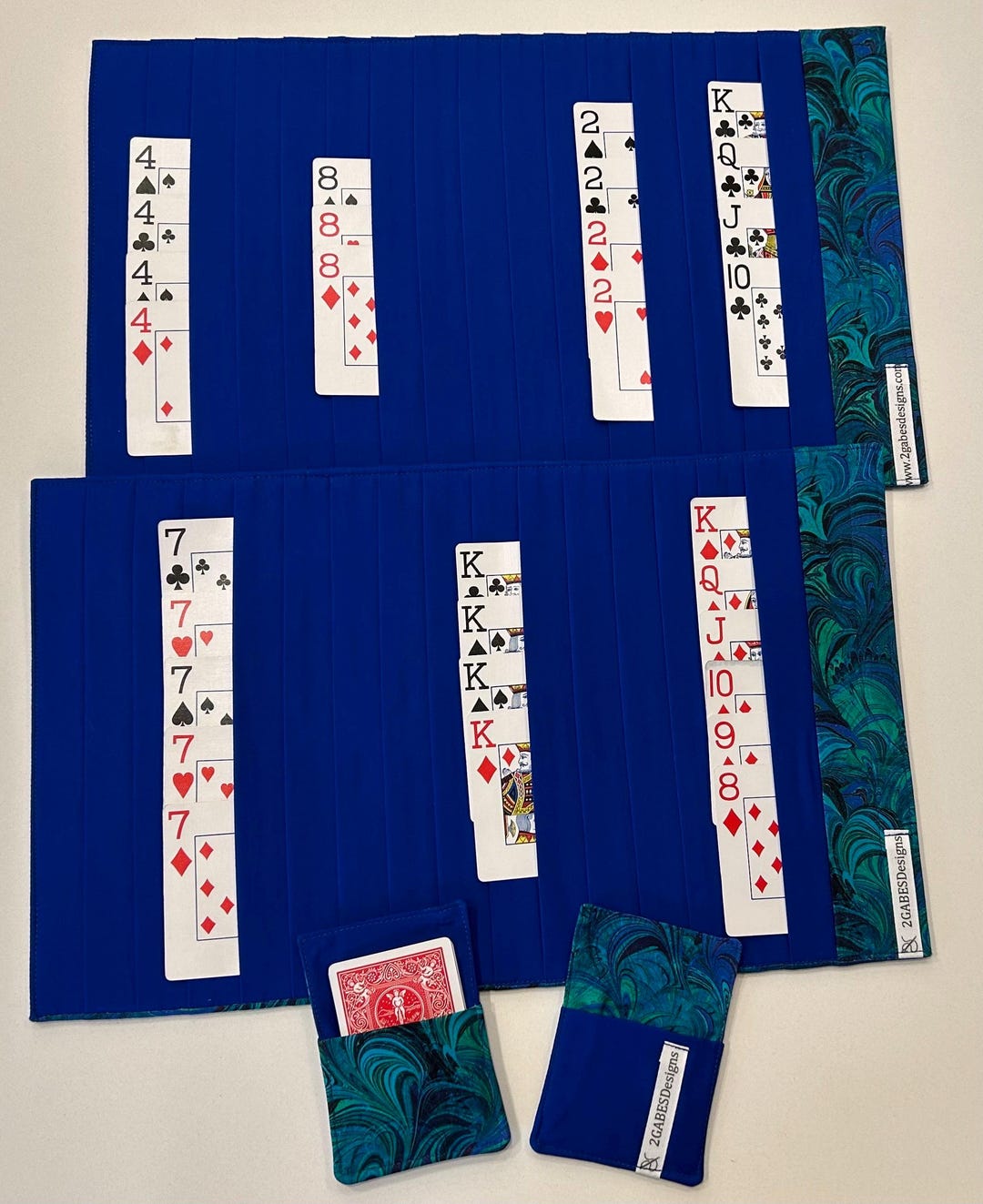 Card Organizer Mats for Samba/queens/canasta/triple Play Etc...- Set of ...