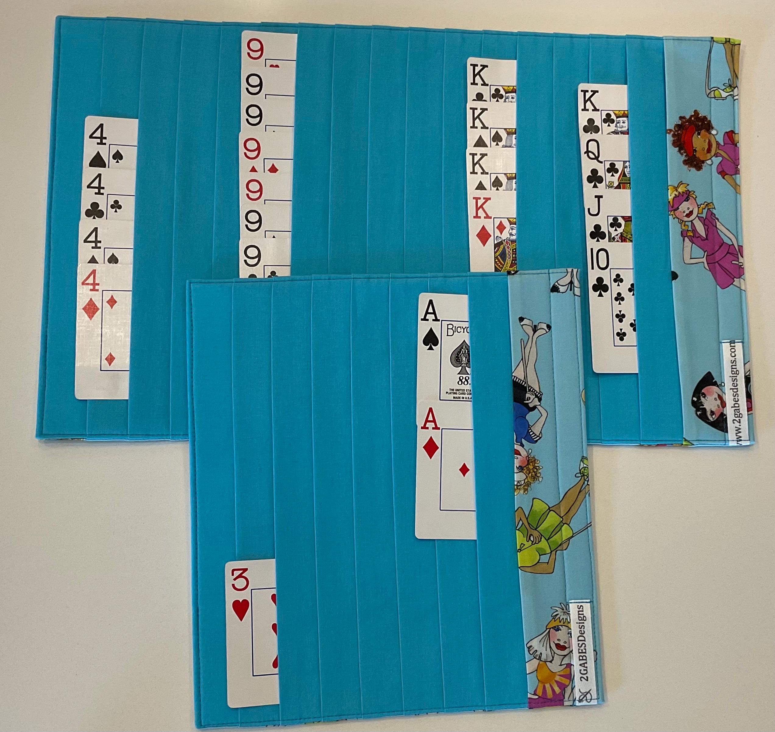 Card Organizer Mats for Samba/Queens/Canasta/Triple Play etc - set of 2 ...