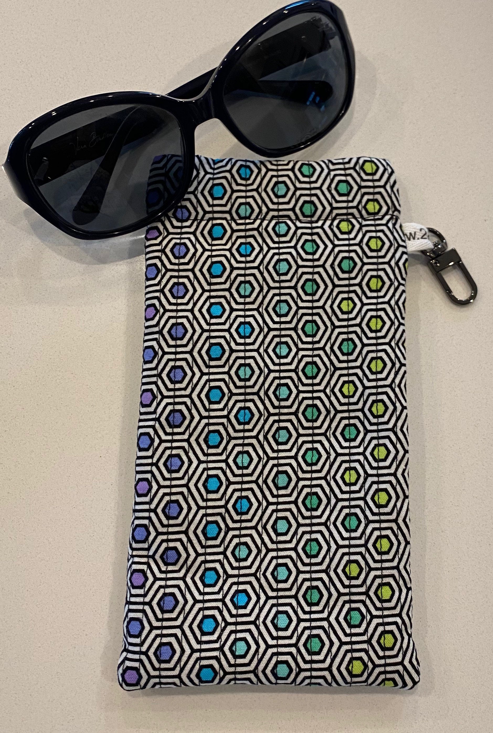 Quilted Sunglasses Case with Flex-Frame closure