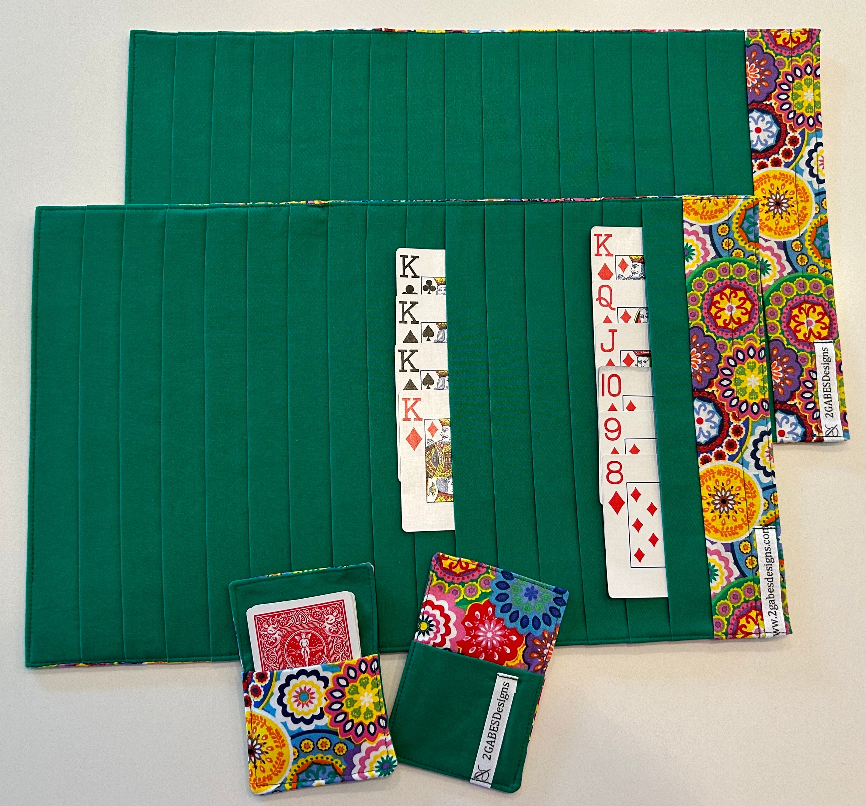 Card Organizer Mats for Samba/Queens/Canasta/Triple Play etc...- set of ...