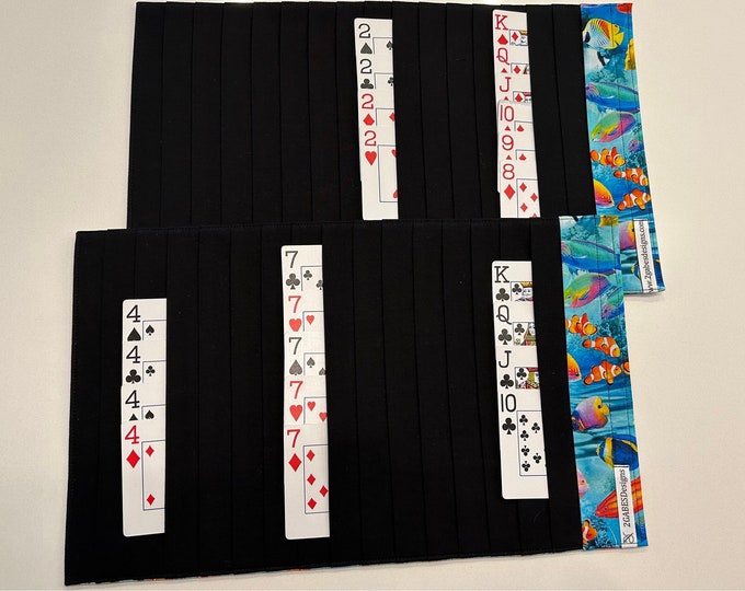 Card Organizer Mat for Samba/canasta/triple Play Etc... Set of 2 for ...