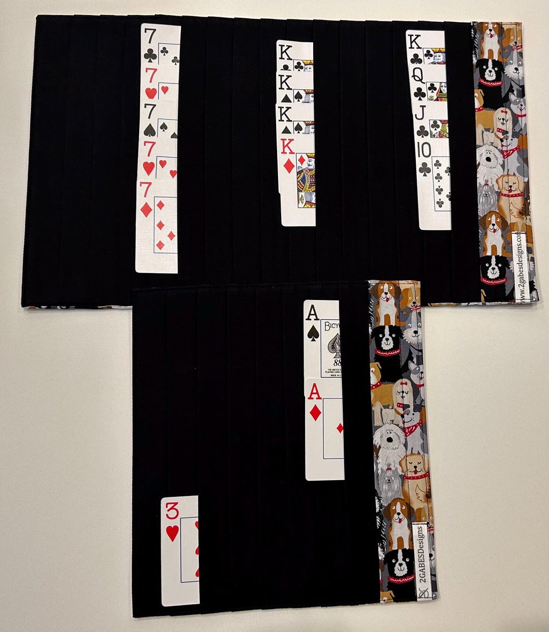 Card Organizer Mats for Samba/queens/canasta/triple Play Etc - Set of 2 ...