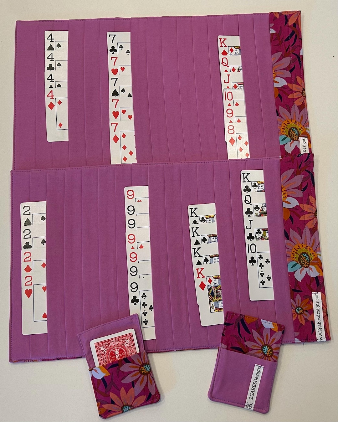 Card Organizer Mats for Samba/queens/canasta/triple Play Etc...- Set of ...