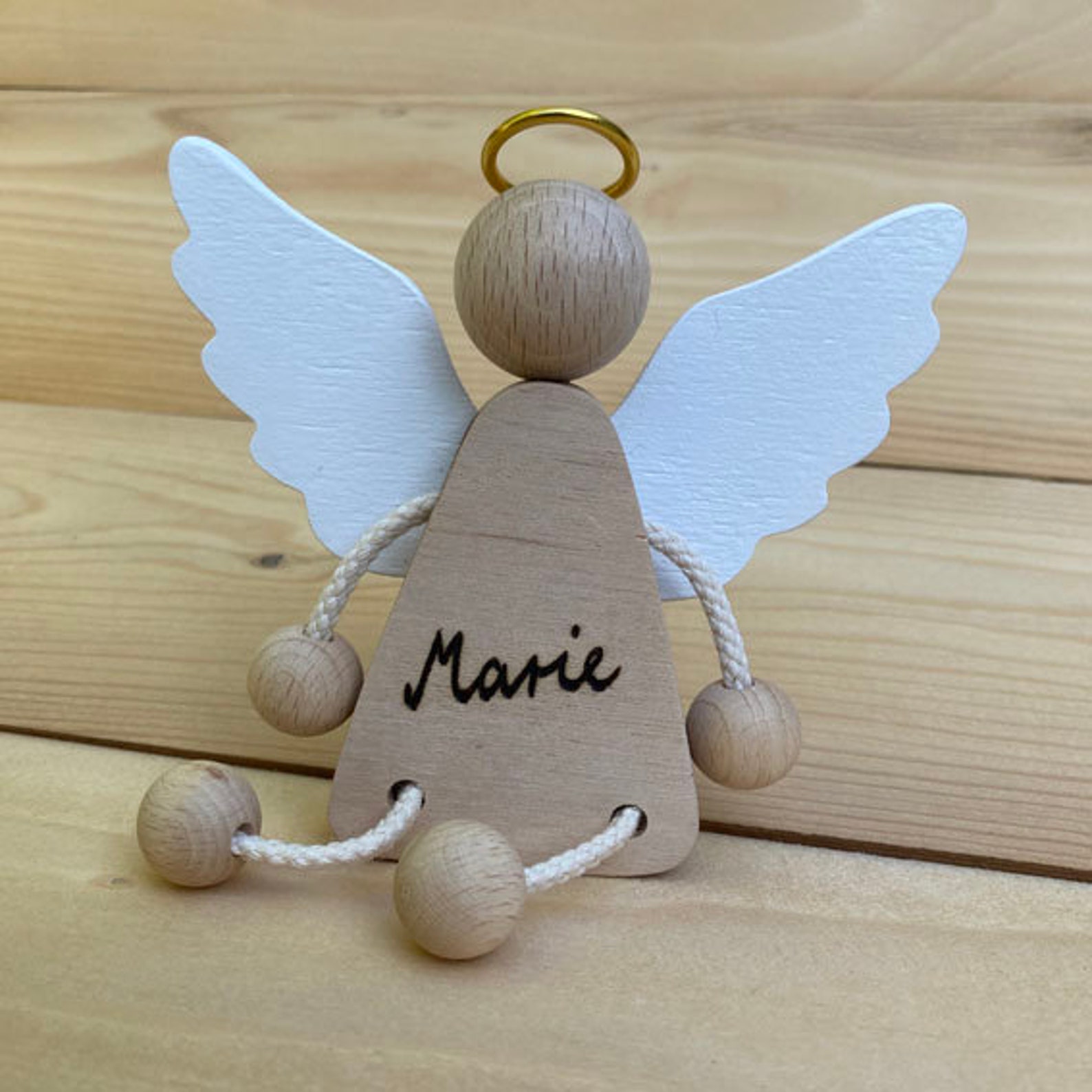 Kantenhockerengel Holz Schutzengel Engel Holz Gravur - Etsy