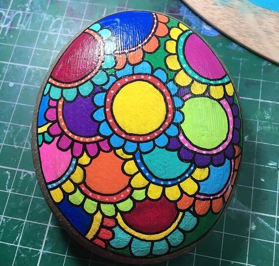 Hand Painted Rock | Etsy