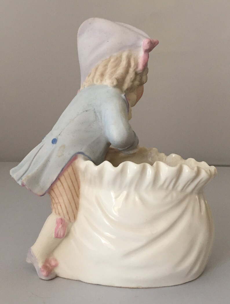 French DEPOSE Boy With Flower Sack - Etsy