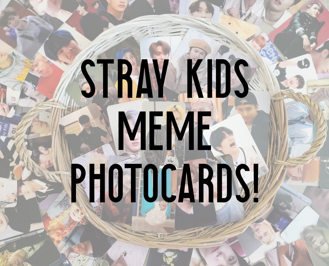 Stray Kids Meme Photocards - Etsy