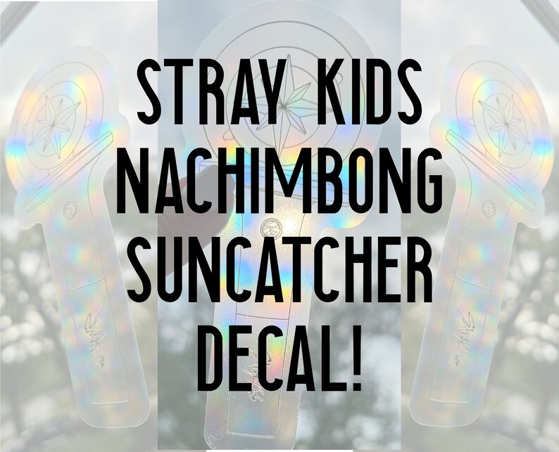 Stray Kids Nachimbong Suncatcher Decal - Etsy