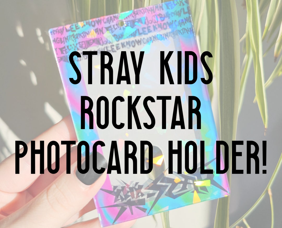 Stray Kids Rockstar Acrylic Photocard Holder - Etsy