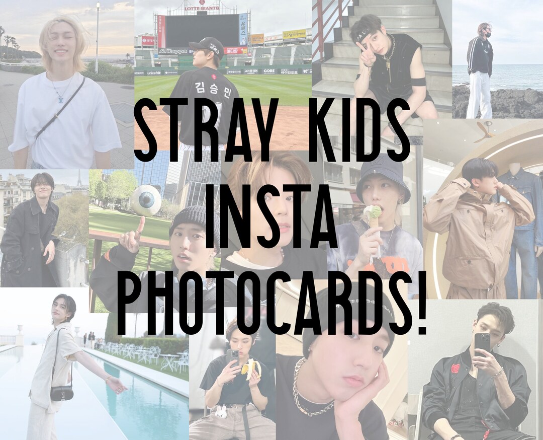 Stray Kids Insta Photocards! - Etsy