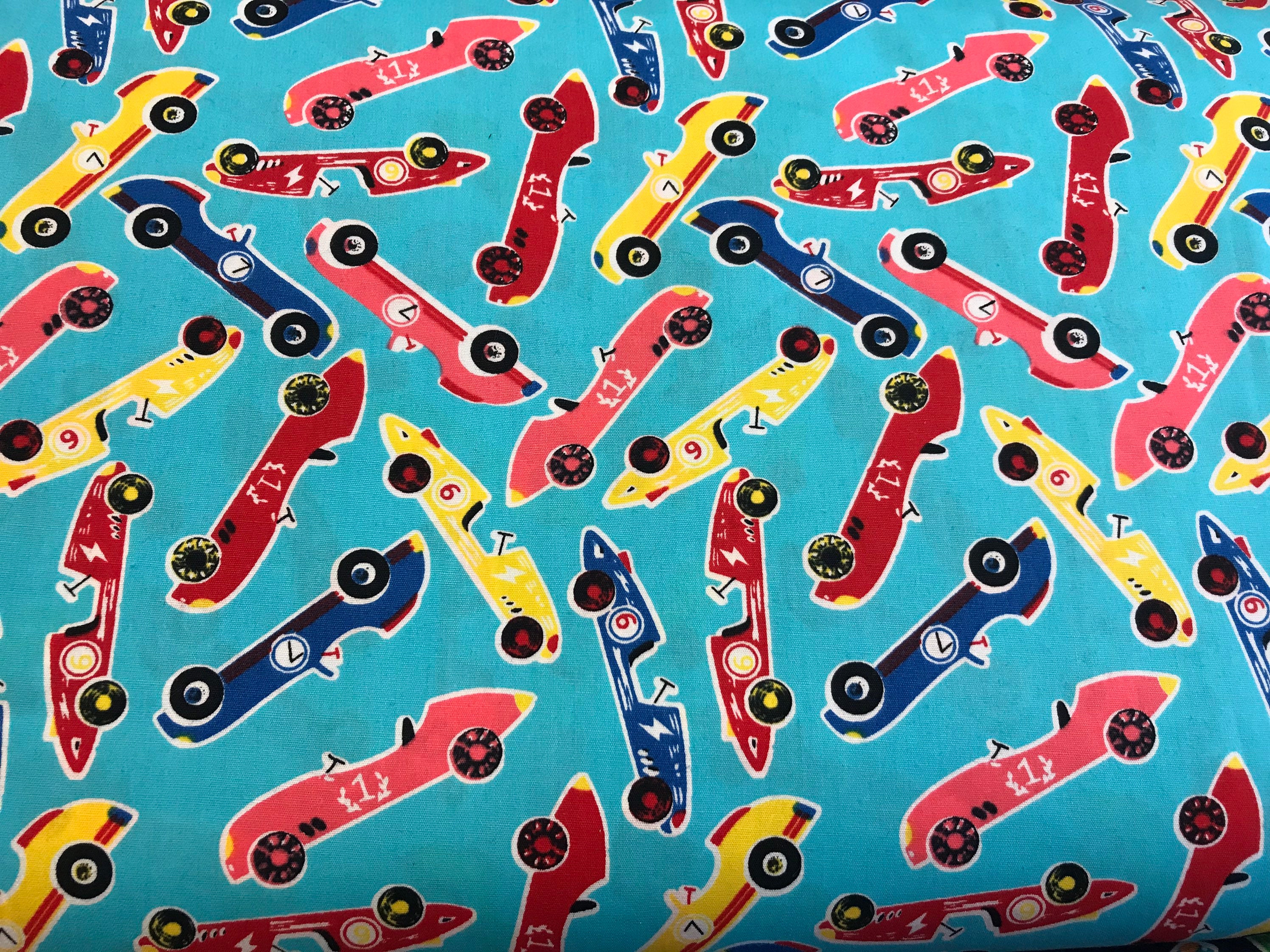 100% Lightweight Cotton Racing Car Range. Motor Racing - Etsy UK