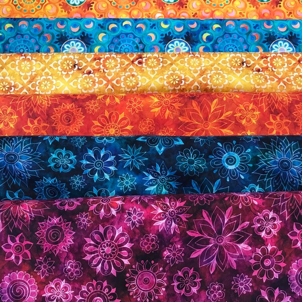 Bohemian Fabric - Etsy