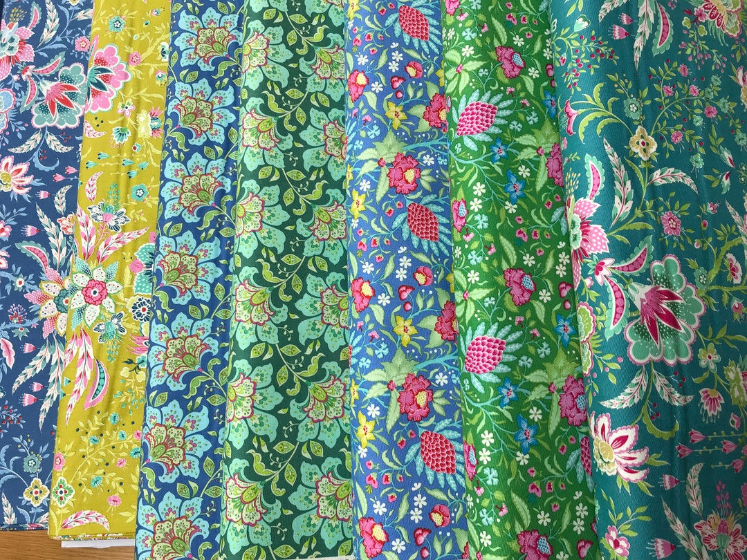 Tilda Bloomsville Collection: 100% Cotton Floral Fabric - Etsy