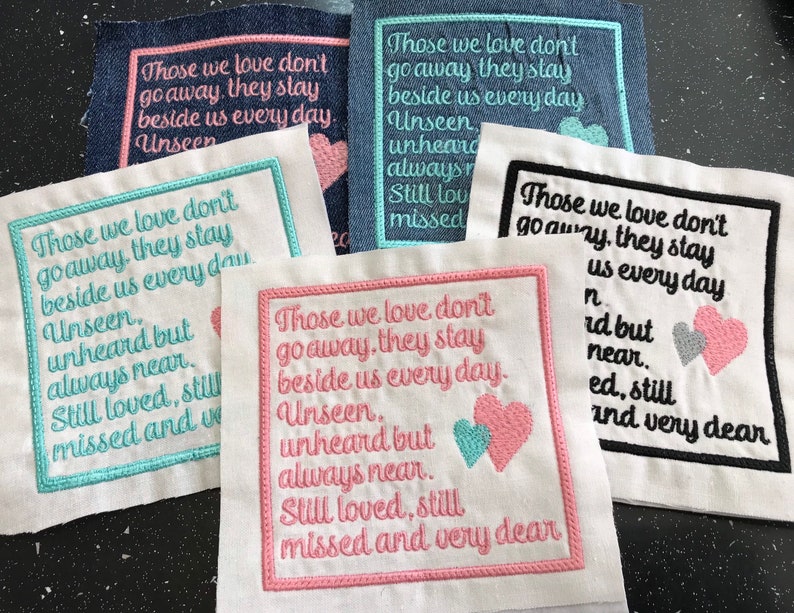 Memory Patch. Keepsake. Memory Bear. Denim Patch. Memory - Etsy