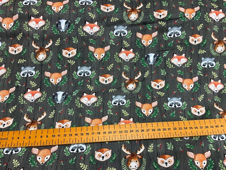 Woodland Adventures 100% Cotton Fabric: Northcott Quilting Material ...
