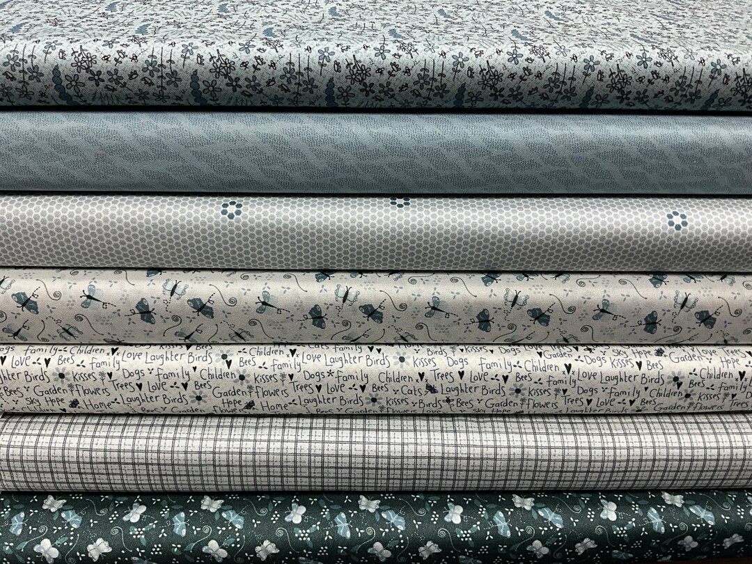 Lynette Anderson Something Borrowed Something Blue Fabric Range ...