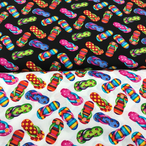 Flip Flops Fabric - Etsy