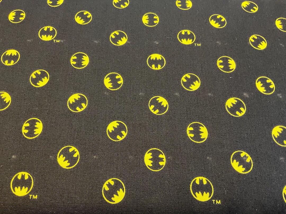 Batman. DC Comic. 100% Cotton Fabric. Licensed Camelot. Superhero ...