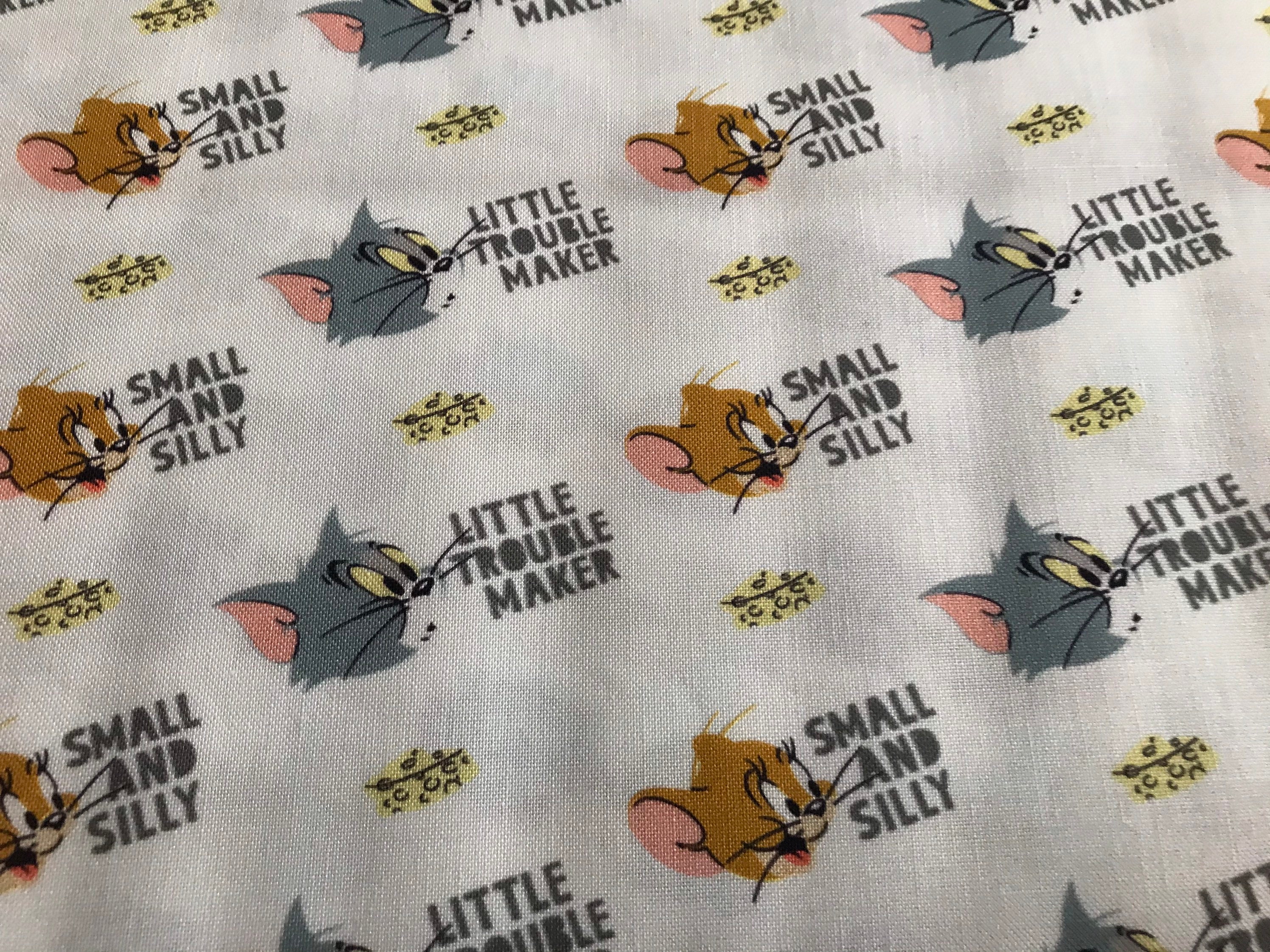 Tom and Jerry Looney Tunes Fabric. 100% cotton. Licensed | Etsy