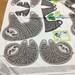 100% Cotton Print Sloth Fabric Panel and Contrast Design. - Etsy