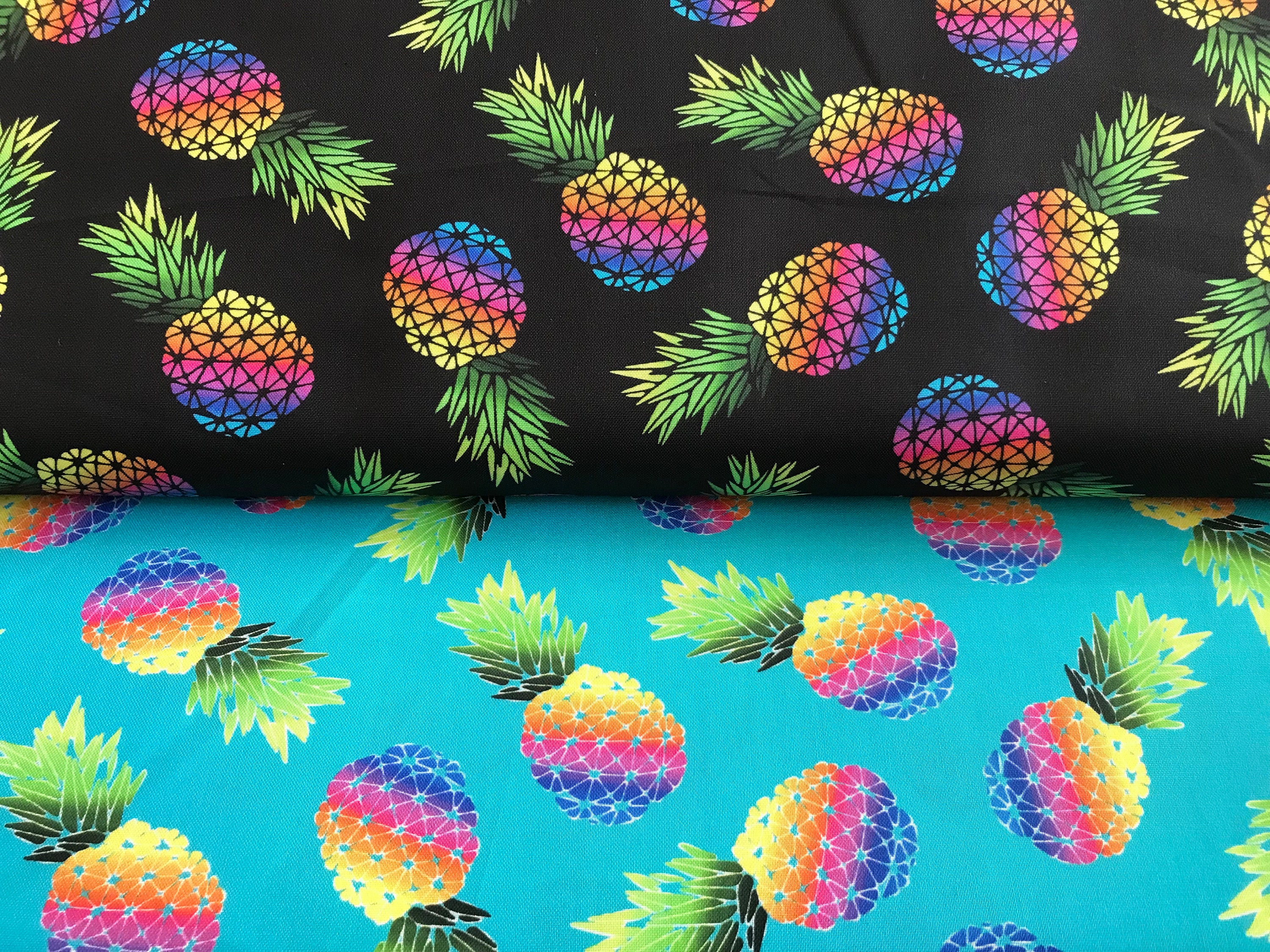 Pineapple Print Fabric