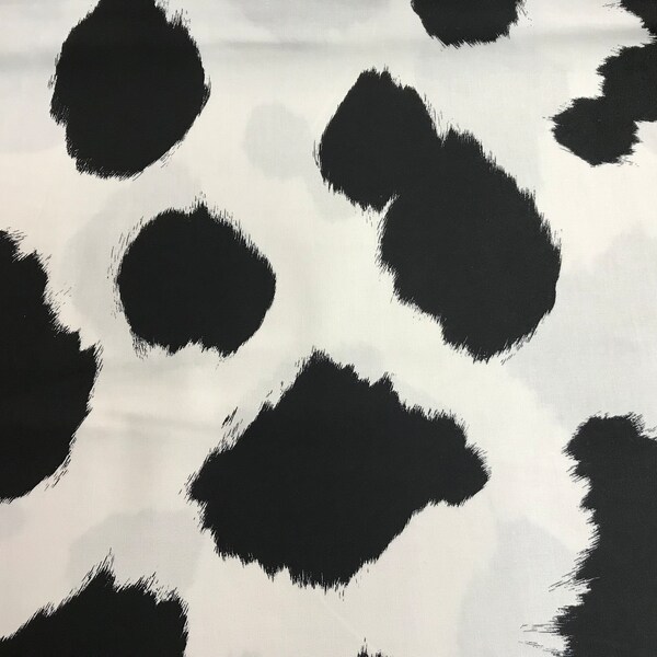 Cow Print Fabric - Etsy