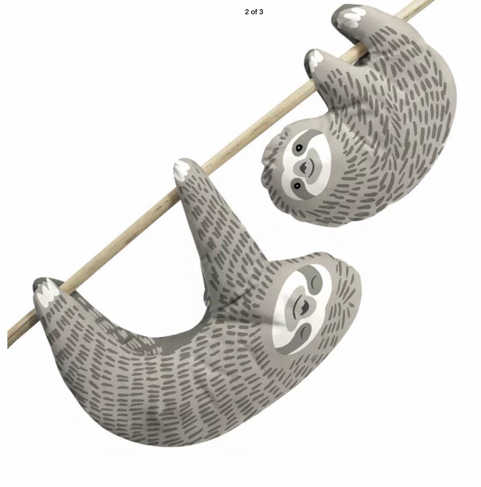 100% Cotton Print Sloth Fabric Panel and Contrast Design. | Etsy