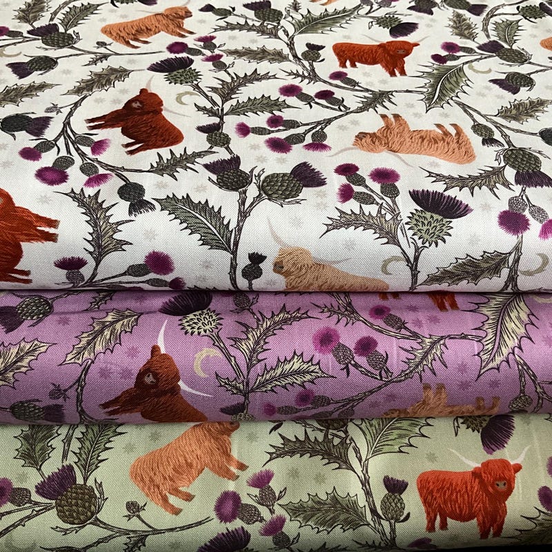 Thistle Fabric - Etsy