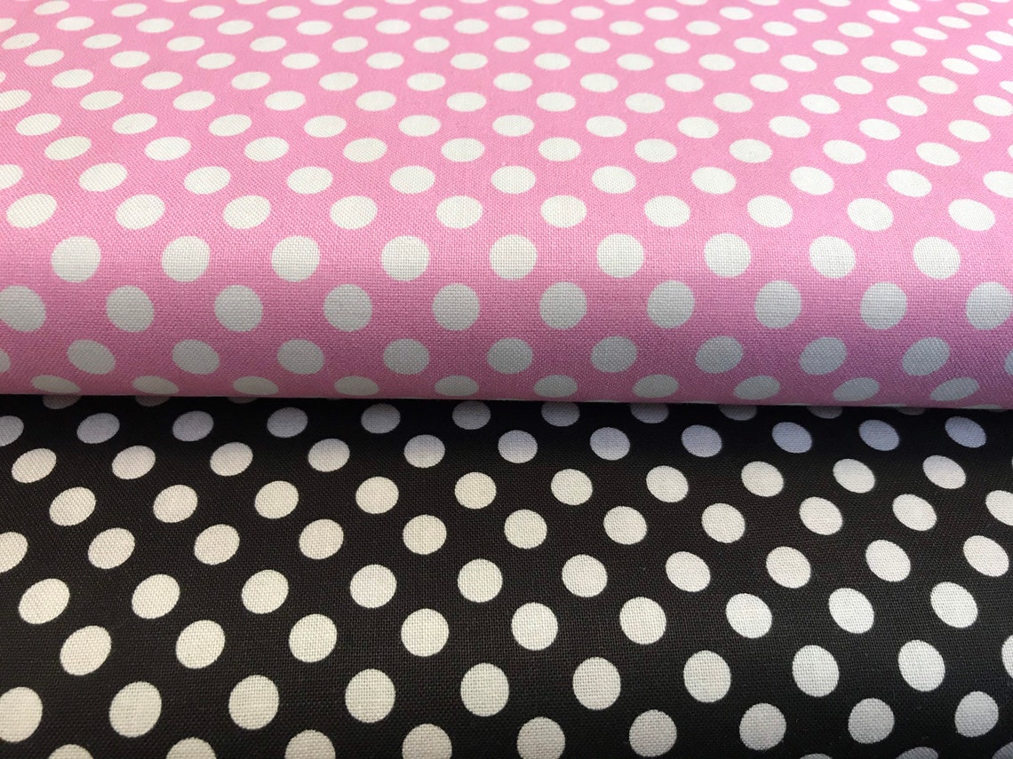 100% cotton polka dot dotty spot fabric. Quilting | Etsy