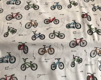 Bicycle Fabric | Etsy