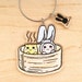 Doubi Bunny Dim Sum Keychain, Acrylic Keychain, - Etsy