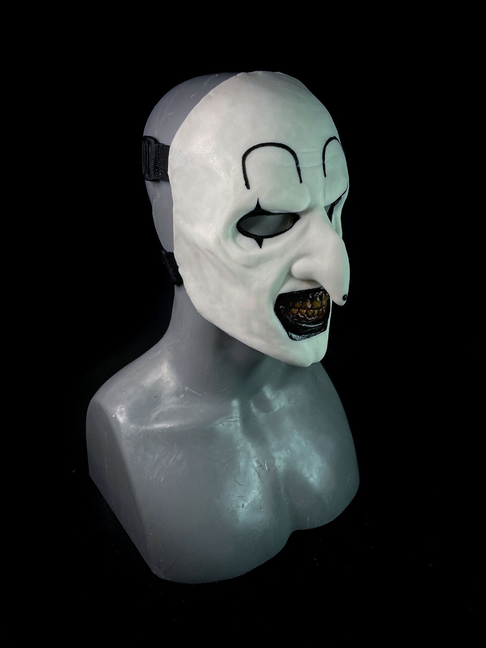 Máscara Terrifier Art El Payaso Silicona - Etsy