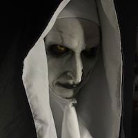 Valak Demon Nun Latex Mask, , Scary Movie, Horror Costume, Halloween - Etsy
