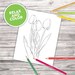 Printable Adult Coloring Pages Botanical Floral Sketches Drawings Adult ...