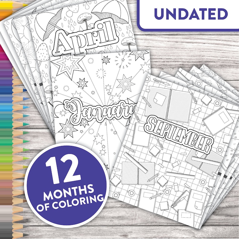 Printable Coloring Planner Insert Bullet Journal Erin - Etsy Canada