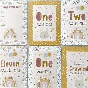 New Baby Gift, New Baby Gift Set, Baby Shower Gift, Baby Milestone ...