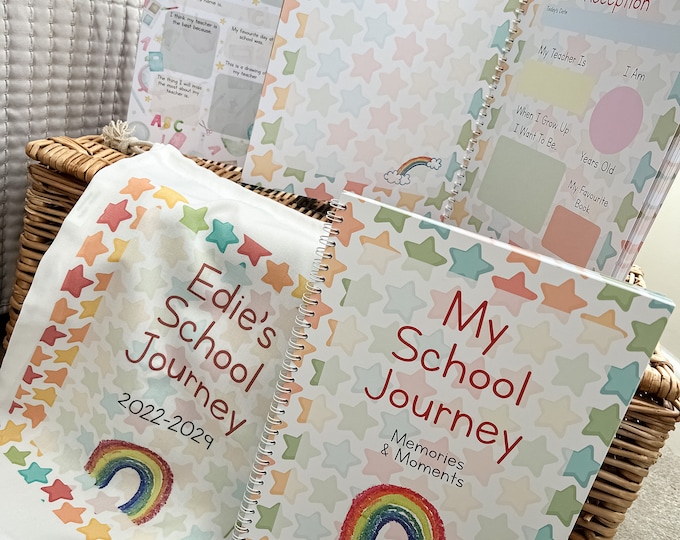 School Memory Book My First Day at School Starting School Gift School ...