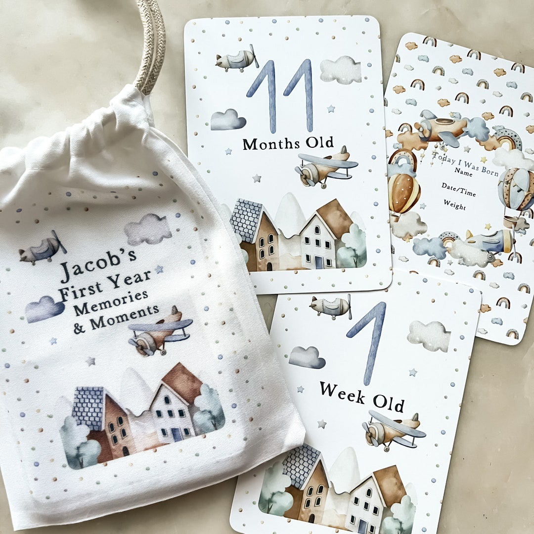 Baby Milestone Cards, Aeroplane, Baby Boy, Milestone Cards, Pregnancy ...