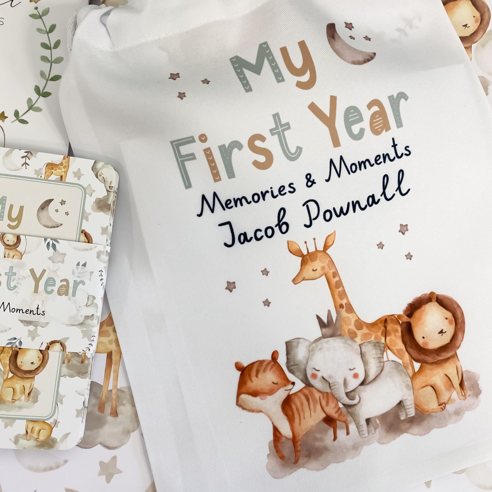 Baby Journal Baby Book Baby Journal and Memory Book Safari - Etsy