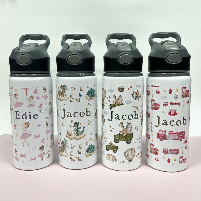 Personalized Kids Water Bottle - Etsy