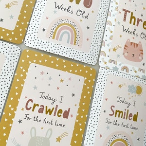 New Baby Gift, New Baby Gift Set, Baby Shower Gift, Baby Milestone ...