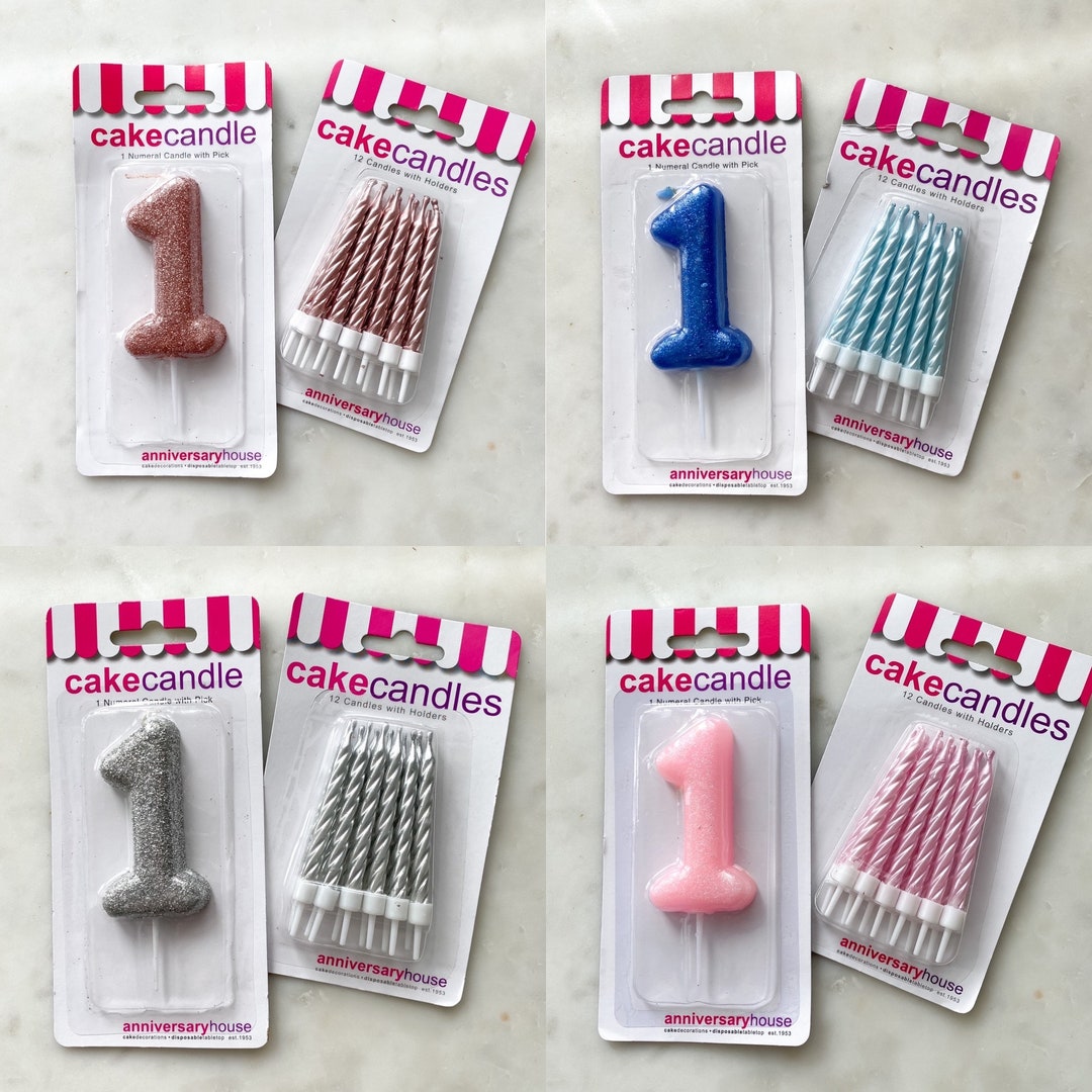 Rose Gold Birthday Candles, Rose Gold Party, Birthday Cake Candles ...