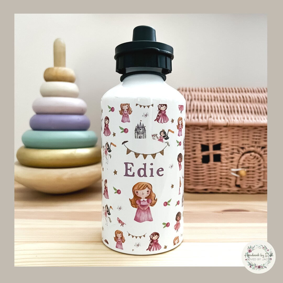 Personalised Kids Water Bottle, School Water Bottle, Nursery Water ...