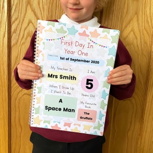 First Day of School, School Journey Journal, First Day of School Sign ...
