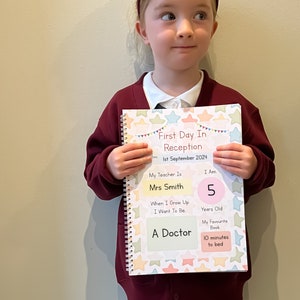 First Day of School, School Journey Journal, First Day of School Sign ...