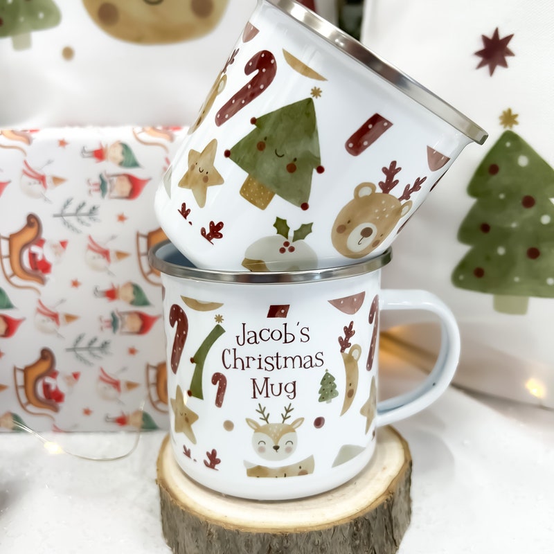 Christmas Mugs - Etsy