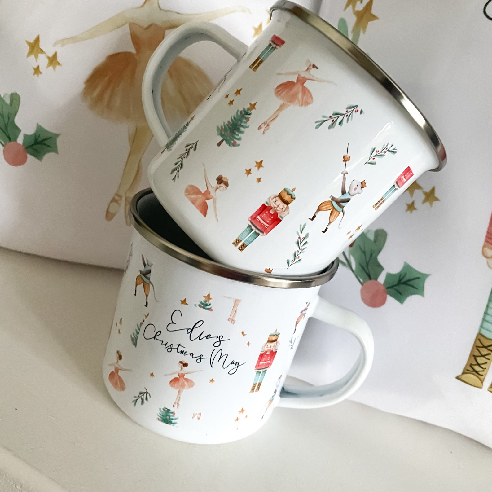 Personalised kids Christmas mug hot chocolate mug Christmas | Etsy